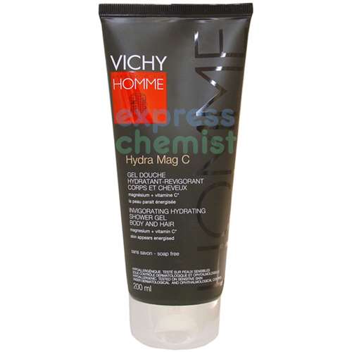 Vichy Homme MAG C Shower Gel 200ml - ExpressChemist.co.uk - Buy Online