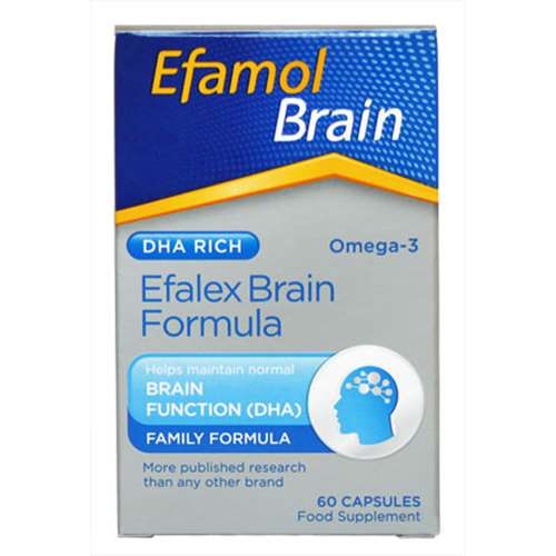 Efamol Efalex Brain Formula Omega-3+6 Capsules (60) - ExpressChemist.co ...