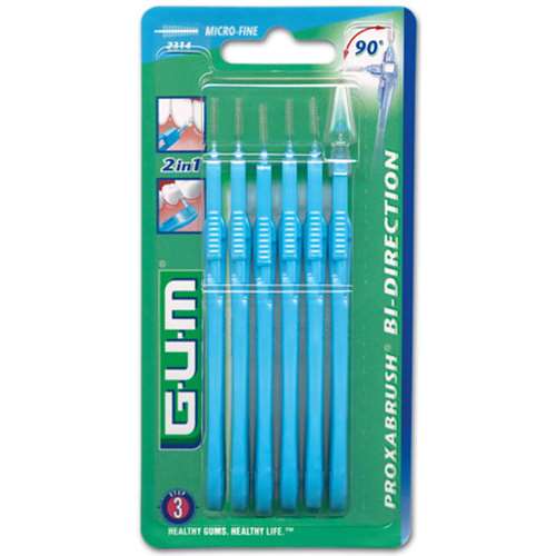 G.U.M Bi-Direction Proxabrush Micro Fine (1mm) - ExpressChemist.co.uk ...