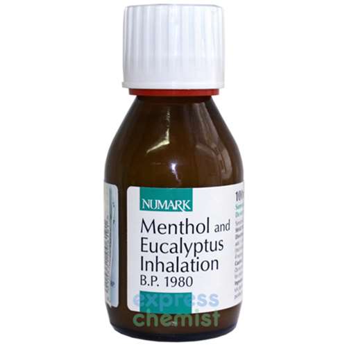 Numark Menthol and Eucalyptus Inhalation B.P. 1980 100ml ...