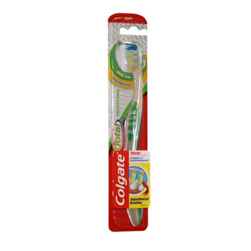 Colgate Total Professional Toothbrush with Interdental Pro Tip (Soft ...