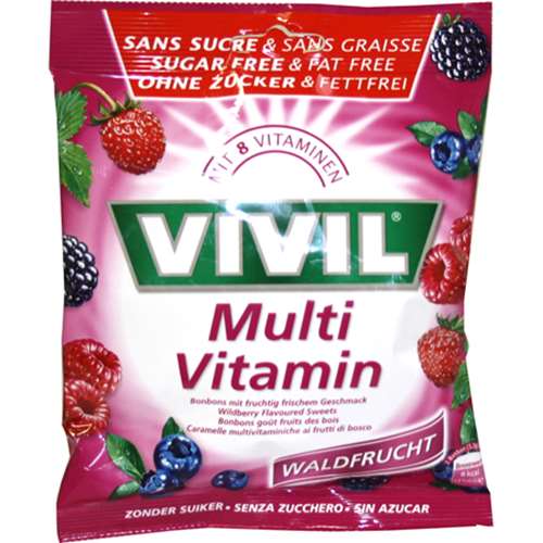 VIVIL Wildberry Multi Vitamin Sweets 75g - ExpressChemist.co.uk - Buy ...