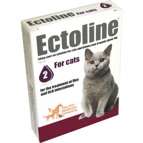 Ectoline For Cats 2 pipettes - ExpressChemist.co.uk - Buy Online