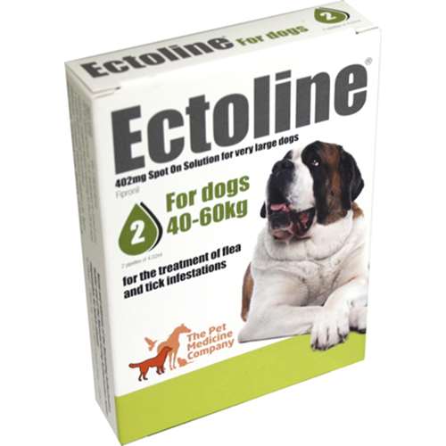 Ectoline For Dogs spot-on solution 402mg: 2 pipettes - ExpressChemist ...