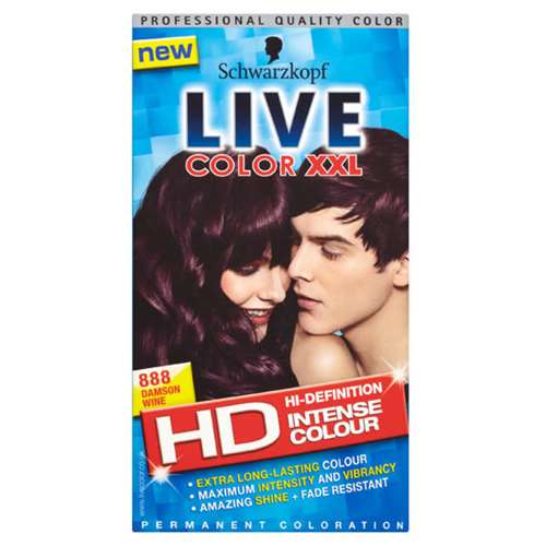 Schwarzkopf Live Color Xxl Hd Intense Colour Permanent Coloration 888 ...