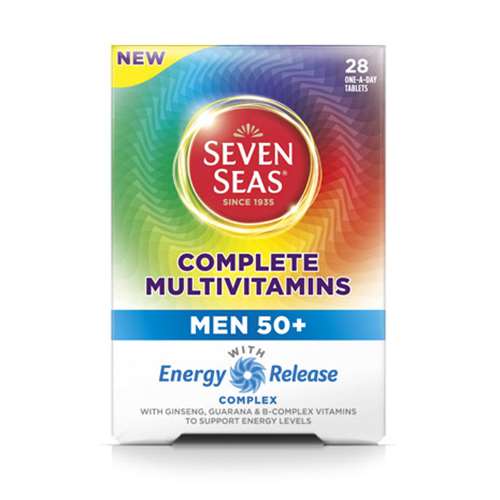 Seven Seas Complete Multivitamins Men 50+ 28 One a day capsules ...