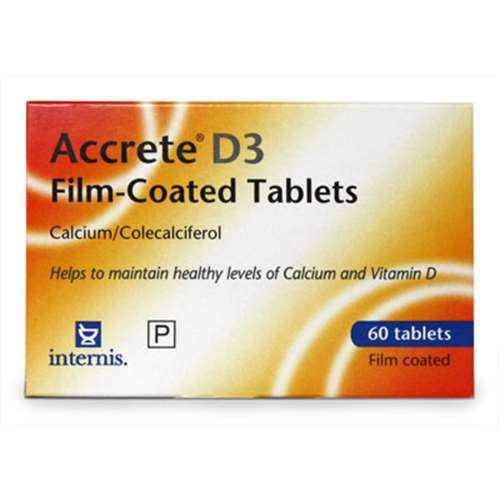 Accrete D3 Tablets 60 - ExpressChemist.co.uk - Buy Online