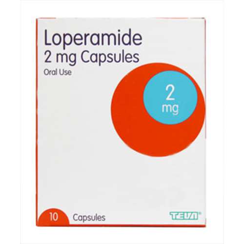 Loperamide 2mg Capsules 10 - ExpressChemist.co.uk - Buy Online