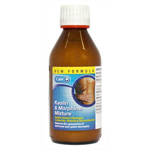 Care Kaolin & Morphine Mixture 200ml - ExpressChemist.co.uk - Buy Online