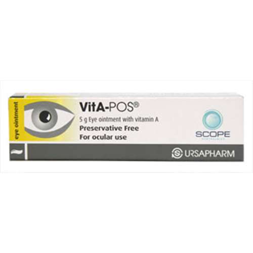 VitA-POS Eye Ointment with Vitamin A 5g - ExpressChemist.co.uk - Buy Online