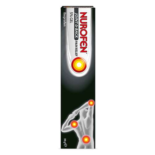 Nurofen Joint & Back Pain Relief 5% Gel - ExpressChemist.co.uk - Buy Online