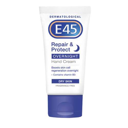 E45 Hand Cream Overnight Repair and Protect 50ml - ExpressChemist.co.uk ...
