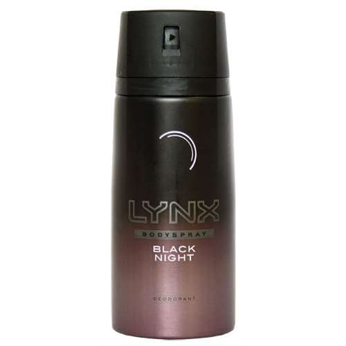 Lynx Black Night Body Spray Deodorant 150ml - ExpressChemist.co.uk ...