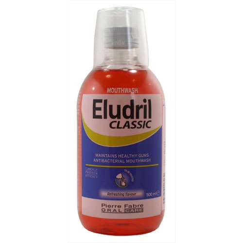 Eludril Classic Mouthwash 500ml - ExpressChemist.co.uk - Buy Online