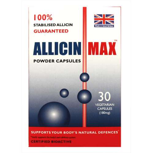 Allicin Max Powder Capsules 30 - ExpressChemist.co.uk - Buy Online