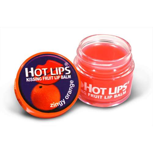 Hot Lips Kissing Fruit Lip Balm - Zingy Orange - ExpressChemist.co.uk ...