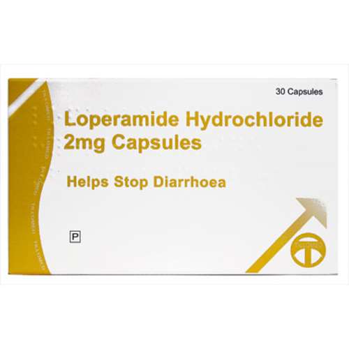 Loperamide Hydrochloride 2mg Capsules 30 - ExpressChemist.co.uk - Buy ...