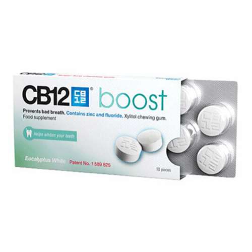 CB12 Boost Eucalyptus White 10 Pieces - ExpressChemist.co.uk - Buy Online