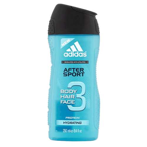 Adidas After Sport Body, Hair And Face Shower Gel 250ml ...