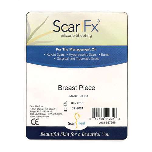 Scar Fx Silicone Sheeting Breast Piece - ExpressChemist.co.uk - Buy Online