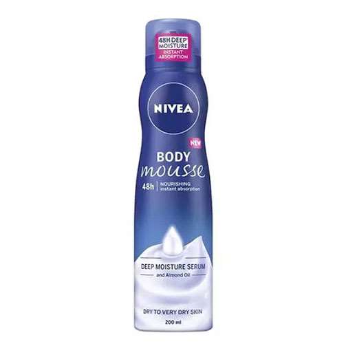 Nivea Nourishing Body Mousse 200ml - ExpressChemist.co.uk - Buy Online