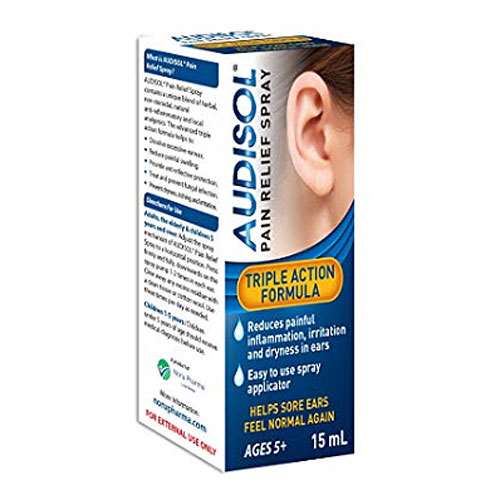 Audisol Pain Relief Spray 15ml - ExpressChemist.co.uk - Buy Online
