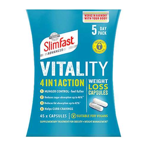 Slimfast Vitality Capsules 45 - ExpressChemist.co.uk - Buy Online