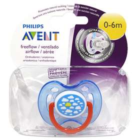Avent Freeflow Orthodontic Soother 0-6m - Blue Sky