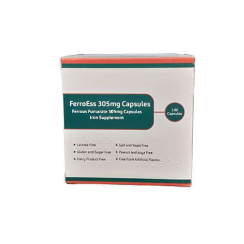 FerroEss 305mg Capsules 100 - ExpressChemist.co.uk - Buy Online