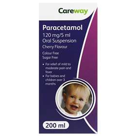 Paracetamol 250mg/5ml Oral Suspension 100ml - ExpressChemist.co.uk ...