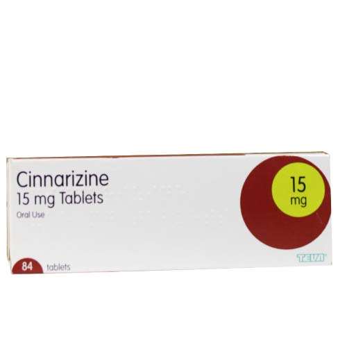 Cinnarizine 15mg Tablets 84 - ExpressChemist.co.uk - Buy Online