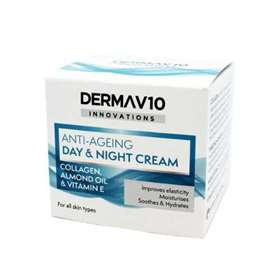 Derma V10 Innovations Anti-Ageing Day & Night Cream 50ml ...